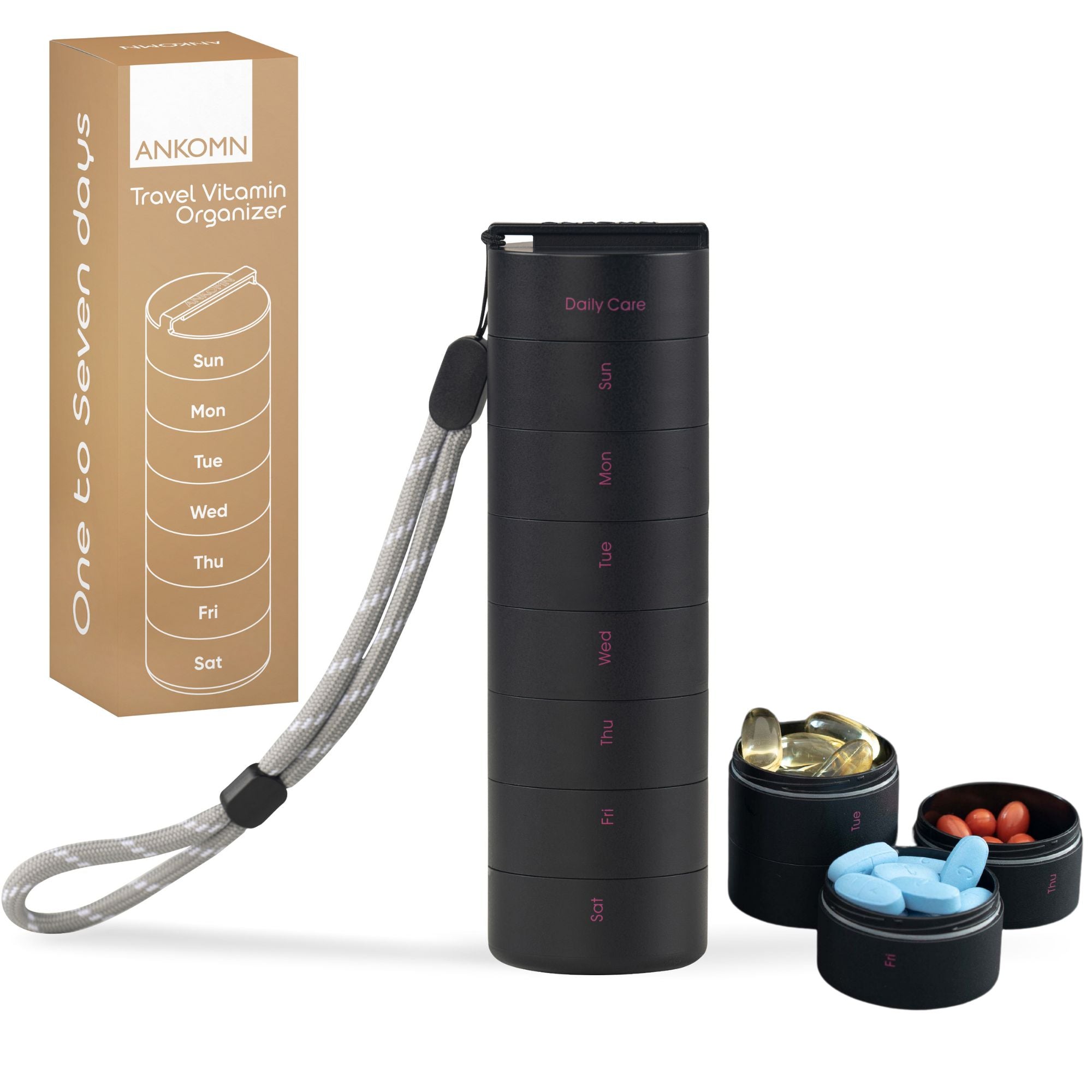 Vitamin and Pill travel organizer – ANKOMN